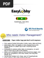EasyLobby 10 Tutorial Powerpoint | PDF | Image Scanner | Barcode