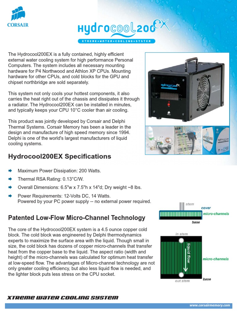 Datasheet Hydrocool 200 Ex | PDF | Mechanical Engineering ...