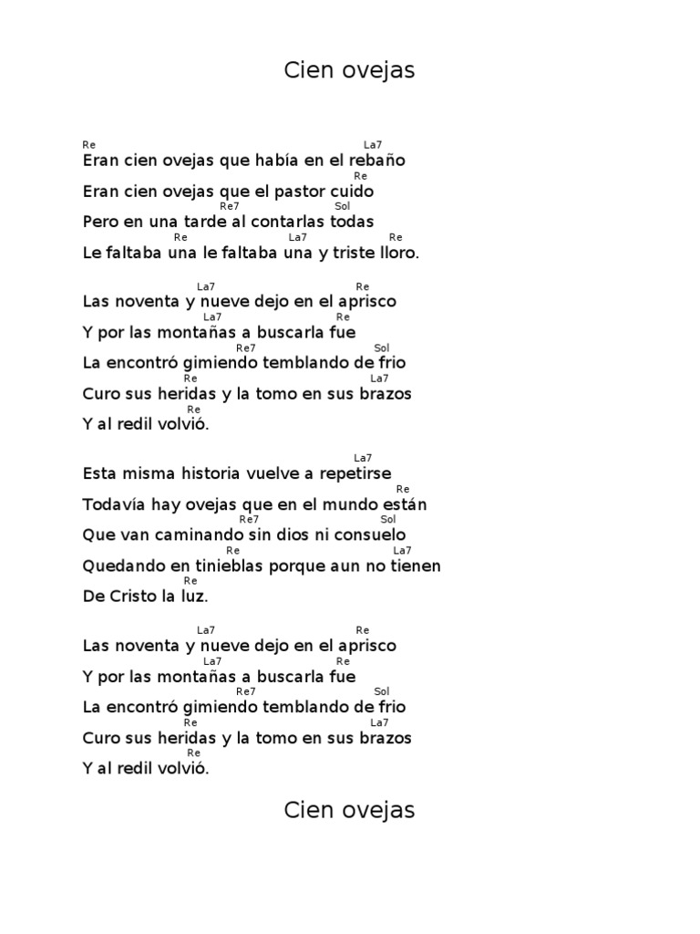 Cien Ovejas | PDF