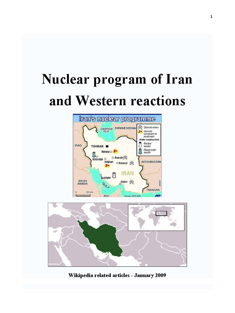 Nuclear Program of Iran | Nuclear Program Of Iran | Treaty On The Non ...