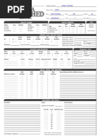 Star Wars RPG (D6) - Character Sheet v1.1 | PDF | Role Playing | Tabletop Games