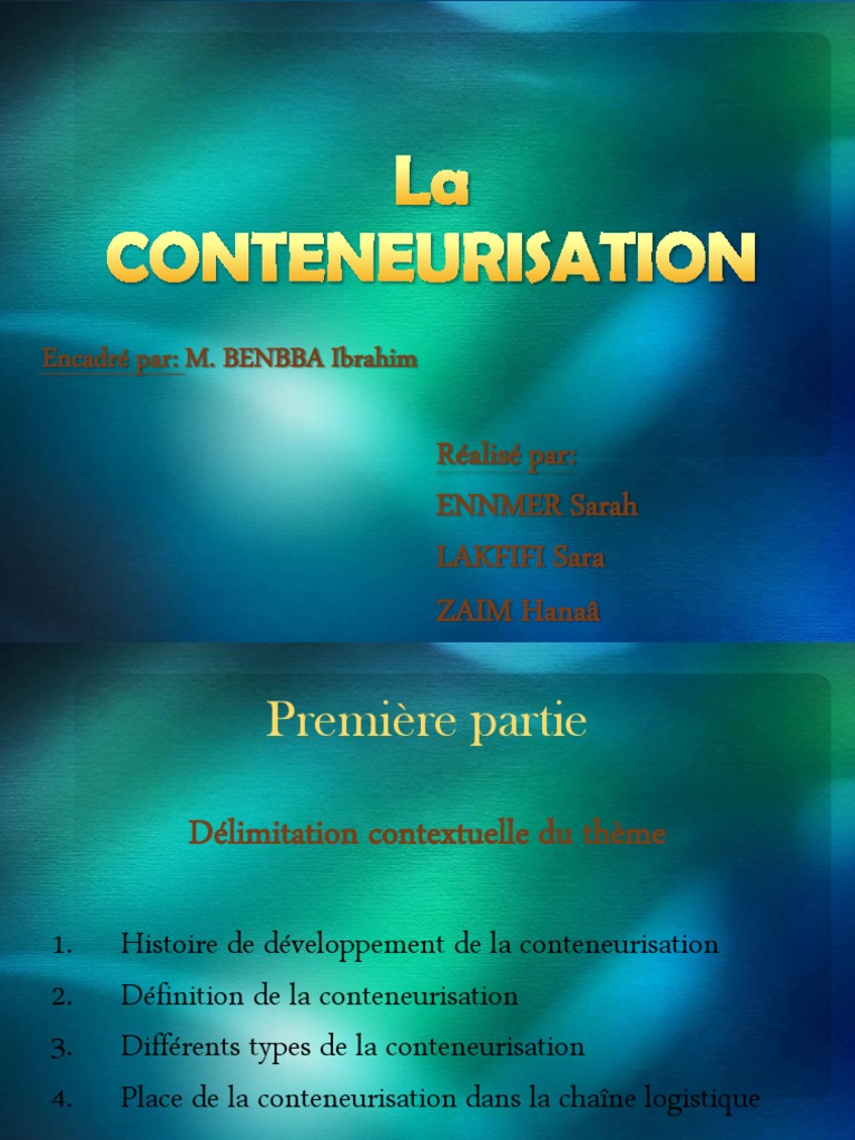 Définition et types de conteneurisation | PDF | Conteneurisation | Port
