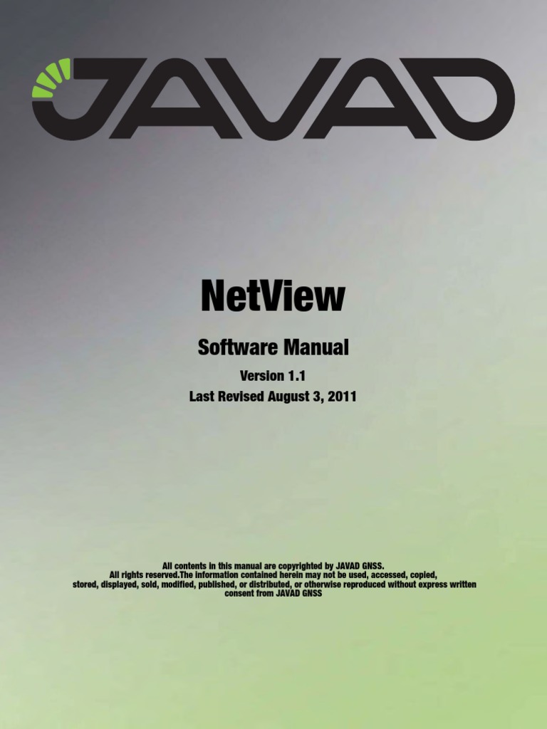 NetView Software Manual | PDF | Port (Computer Networking) | Latitude