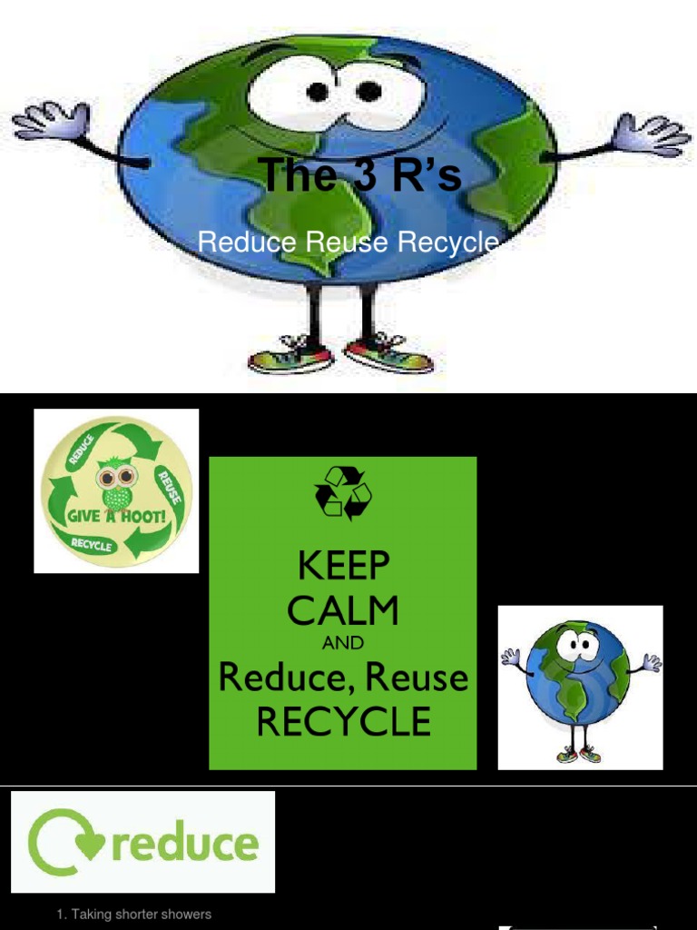 3 Rs | PDF | Recycling | Reuse