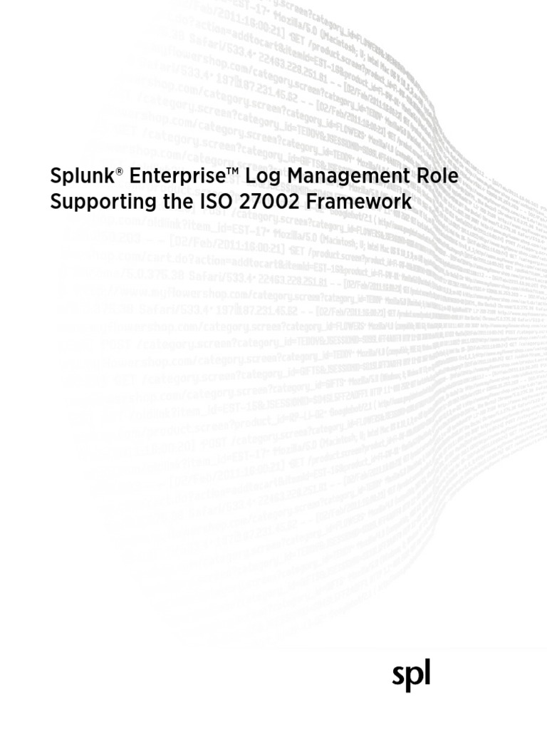 27002-Splunk Guide For ISO | PDF | Information Security | Threat (Computer)