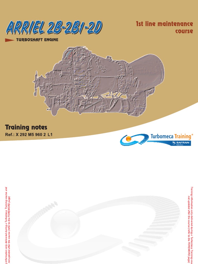 Training Notes Arriel 2B-2B1-2D L1 2012-02 | PDF | Fuel Injection ...