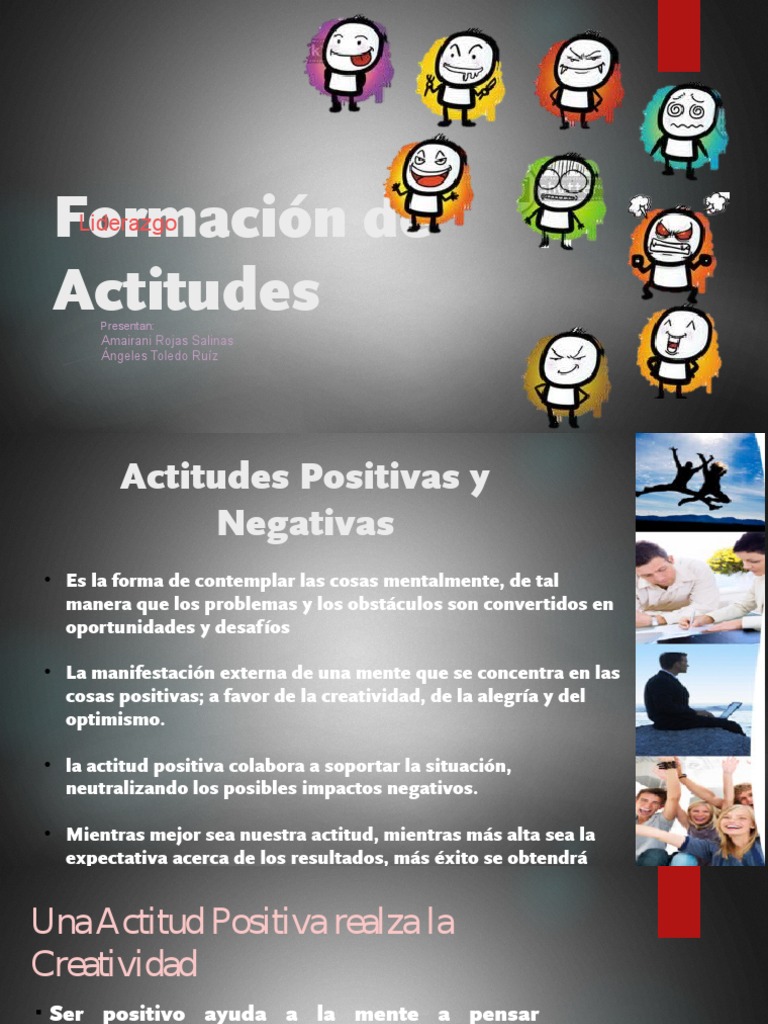 Formación de Actitudes | PDF | Toma de decisiones | Liderazgo