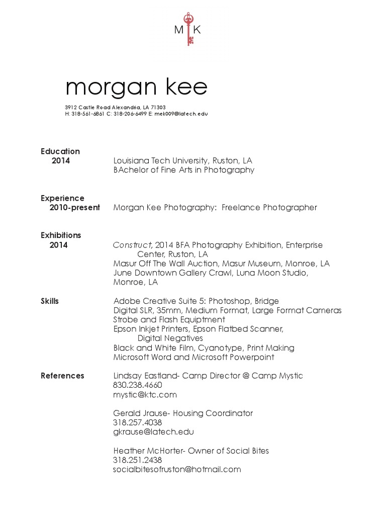 MK Resume Website | PDF