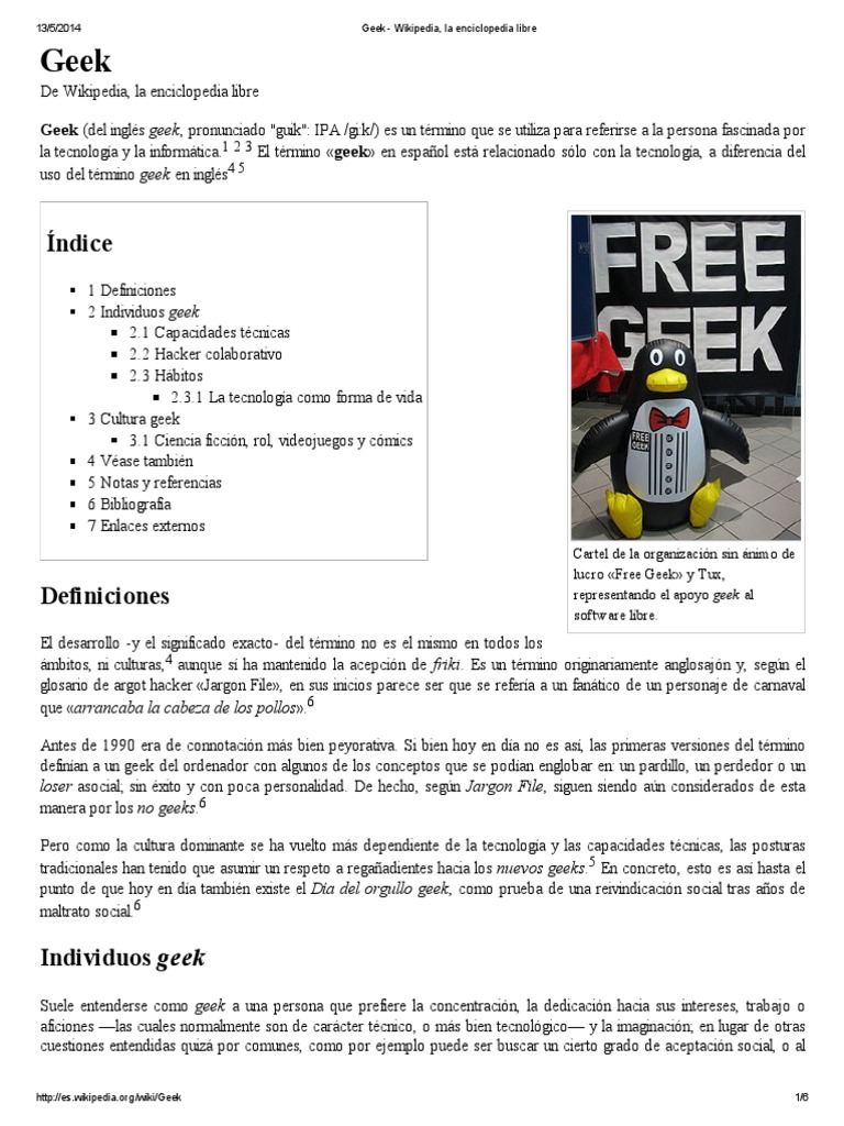 El Concepto Geek | PDF | Informática y tecnología de la información ...