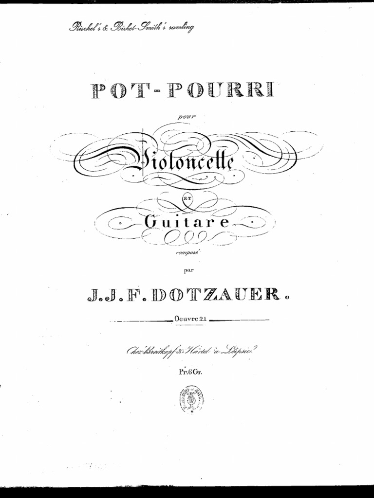 Dotzauer Duo Cello Guitar | PDF