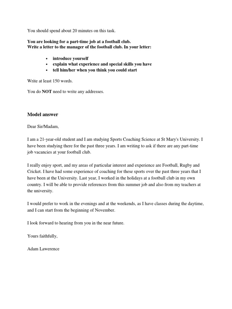IELTS General Writing Task 1 Samples | PDF | Career & Growth