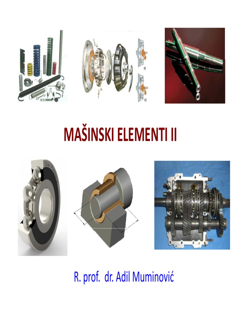 Masinski Elementi II-opruge | PDF
