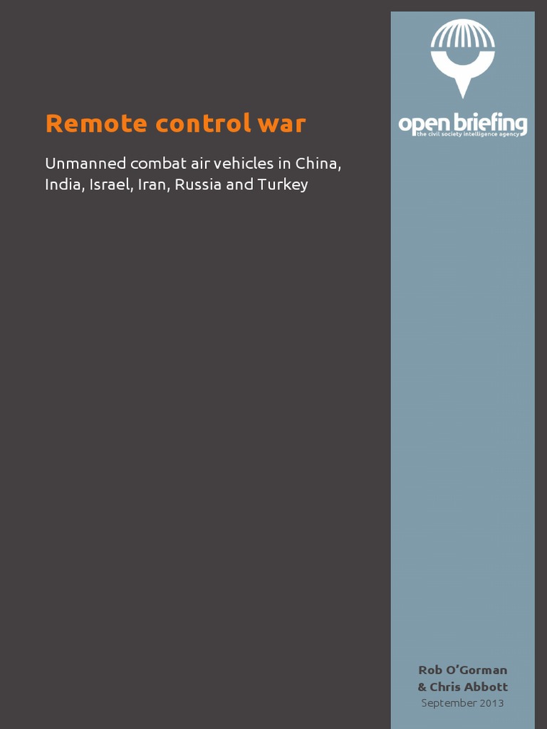 Remote Control War | PDF | Unmanned Combat Aerial Vehicle | Unmanned ...