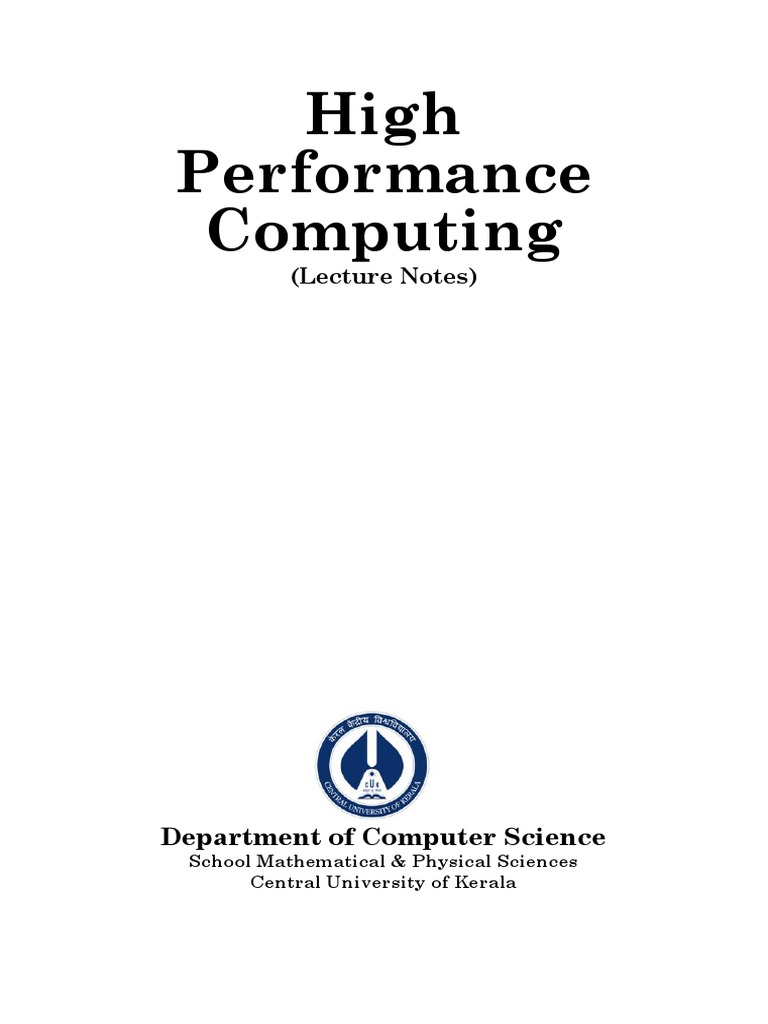 High Performance Computing | PDF | Cpu Cache | Parallel Computing