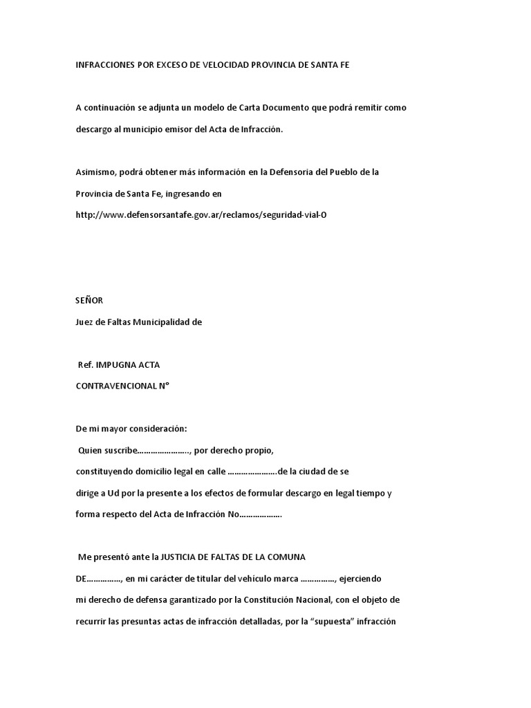 Modelo Descargo | PDF | Ley administrativa | Jurisdicción