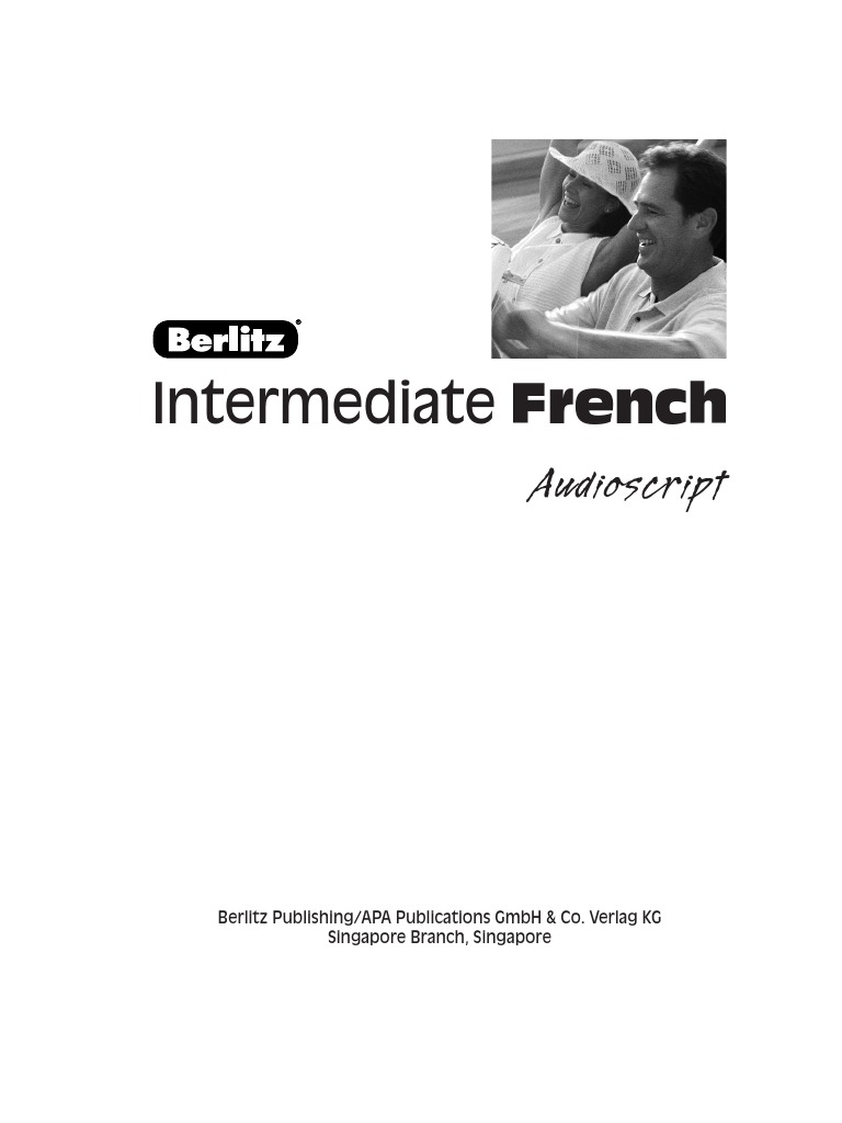French Intermediate Conversation Guide | PDF | French Fries | Hamburgers