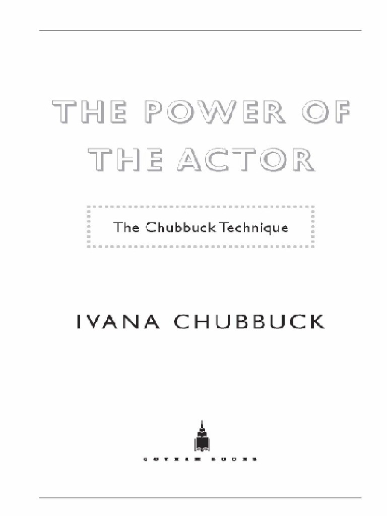 The Power of The Actor (Revised) Noko# | PDF