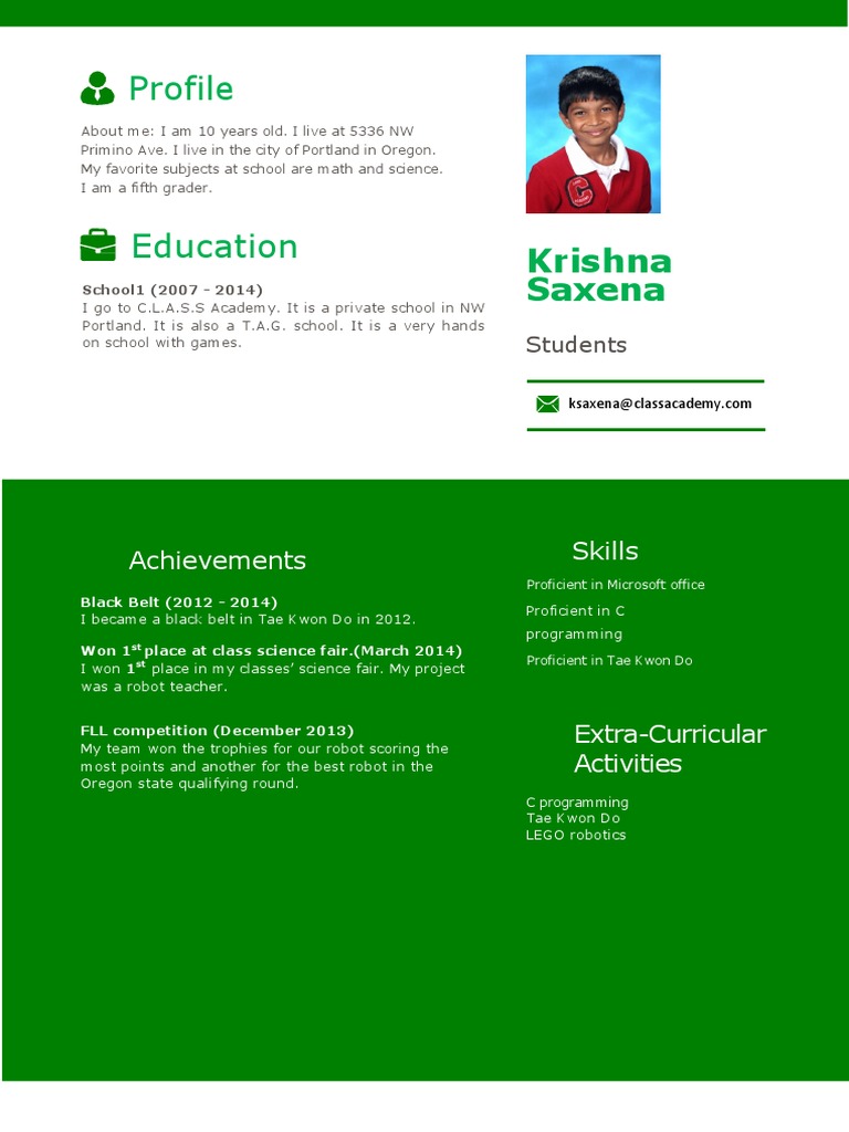 Krishna Resume | PDF | Career & Growth | Sports & Recreation