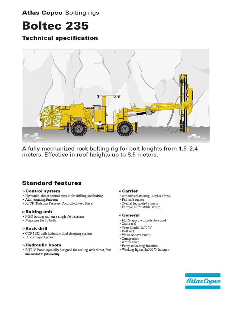 Boltec 235 | PDF | Drilling Rig | Transmission (Mechanics)
