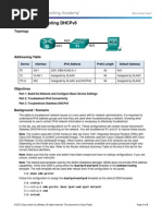 8.5.1 Lab - Configure DHCPv6 | PDF | I Pv6 | Ip Address