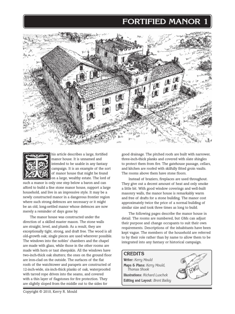 Fortified Manor | PDF | Serfdom | Agriculture