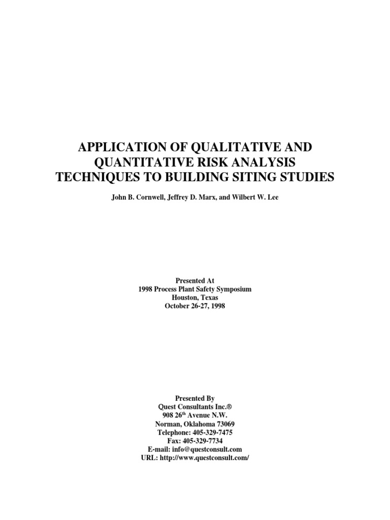 Paper API RP 752 | PDF