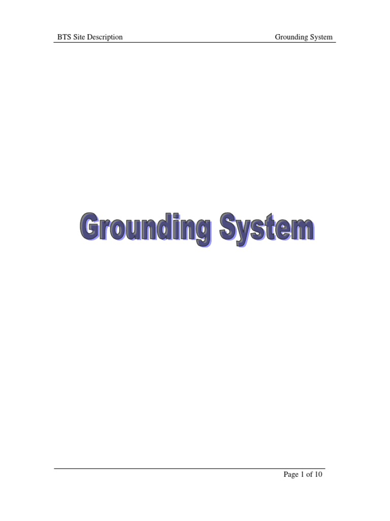 4 Grounding System | PDF | Alternating Current | Antenna (Radio)