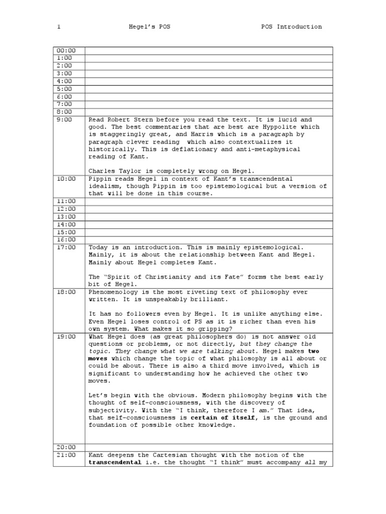 Hegel Pos Day 1 Introduction | PDF | Teaching Mathematics | Science