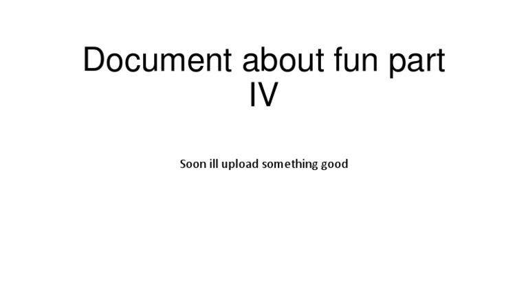 Fun Content Coming Soon | PDF