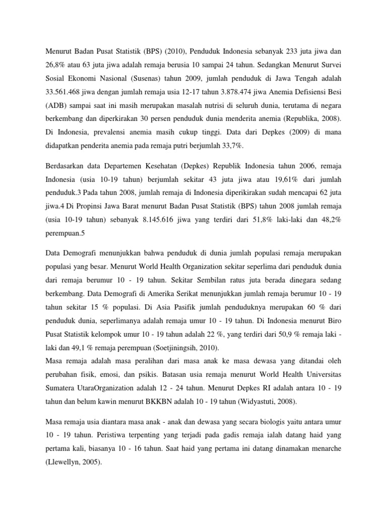 Menurut Badan Pusat Statistik