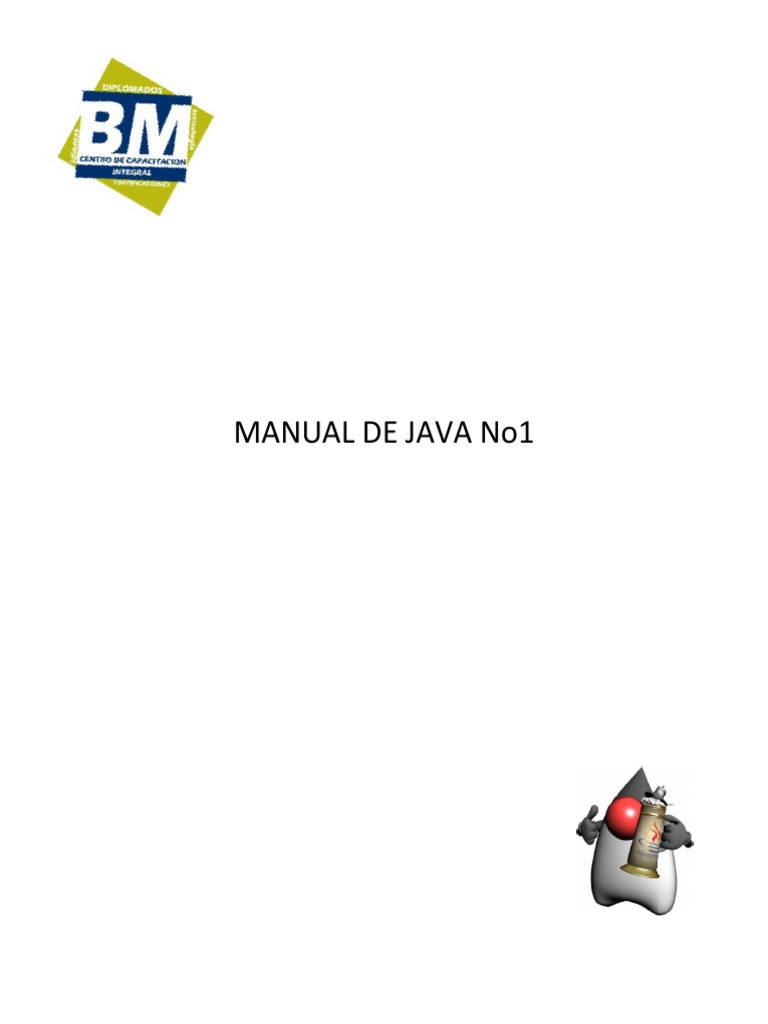 MANUAL DE JAVA No1 | PDF | Java (lenguaje de programación) | Lenguaje ...