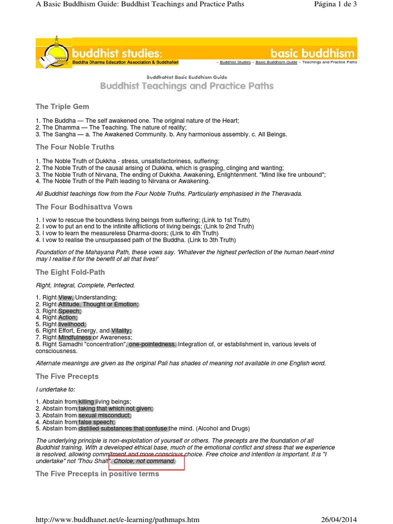 E-Learning Pathmaps - HTM | PDF | Noble Eightfold Path | Four Noble Truths