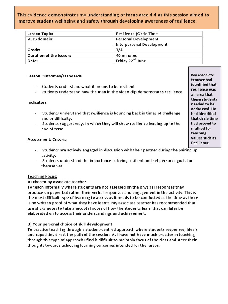 Building Resilience in Students | PDF | Psychological Resilience | Teachers