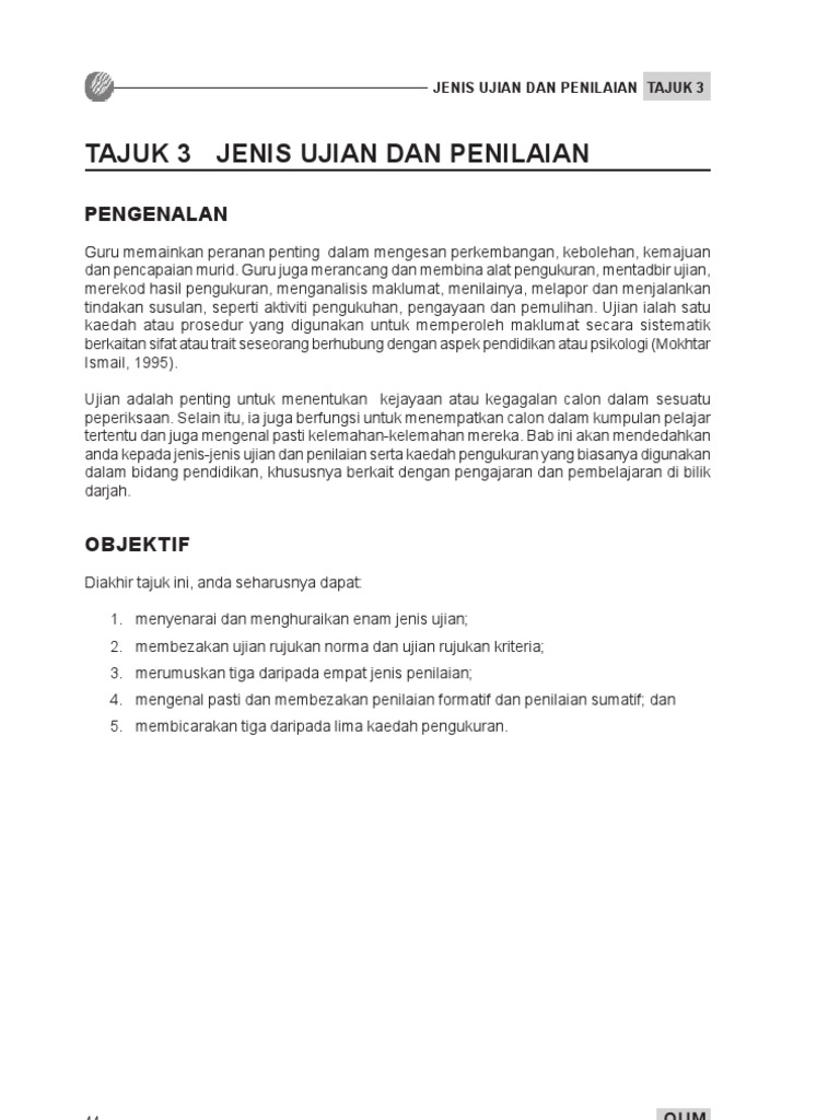 Jenis2 Ujian | PDF