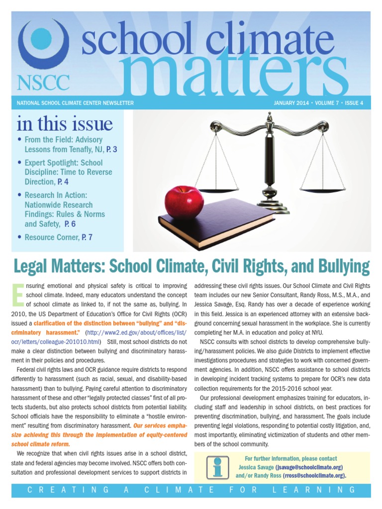 Newsletter-V7i4 1 | PDF | Harassment | Bullying