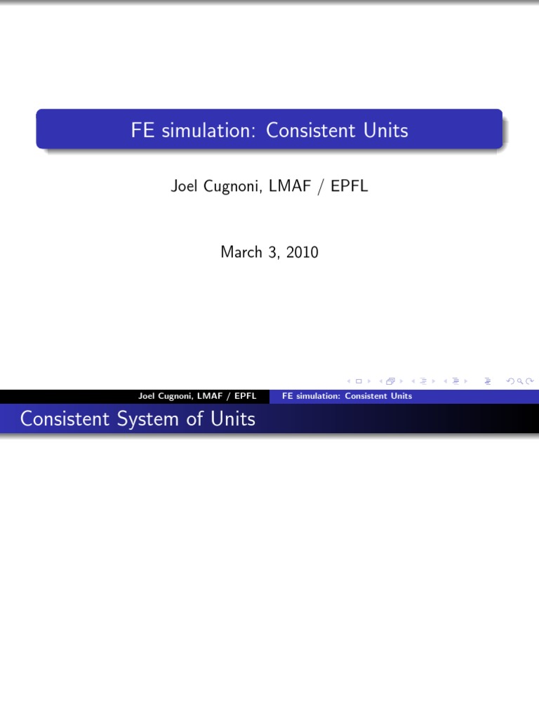Abaqus Units | Torque | International System Of Units