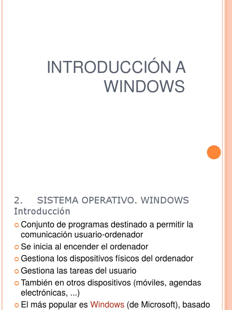 Introducción A Windows | PDF | Point and Click | Archivo de computadora