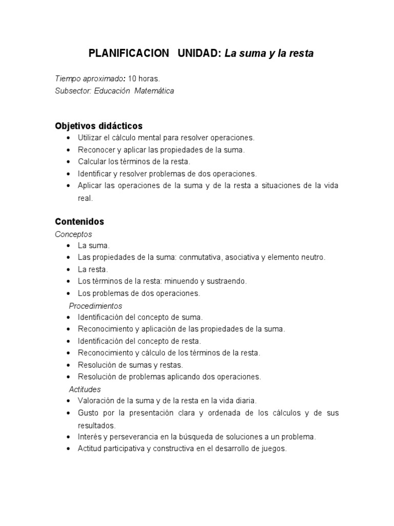 200705302058270.la Suma y La Resta | PDF | Sustracción | Ciencia cognitiva