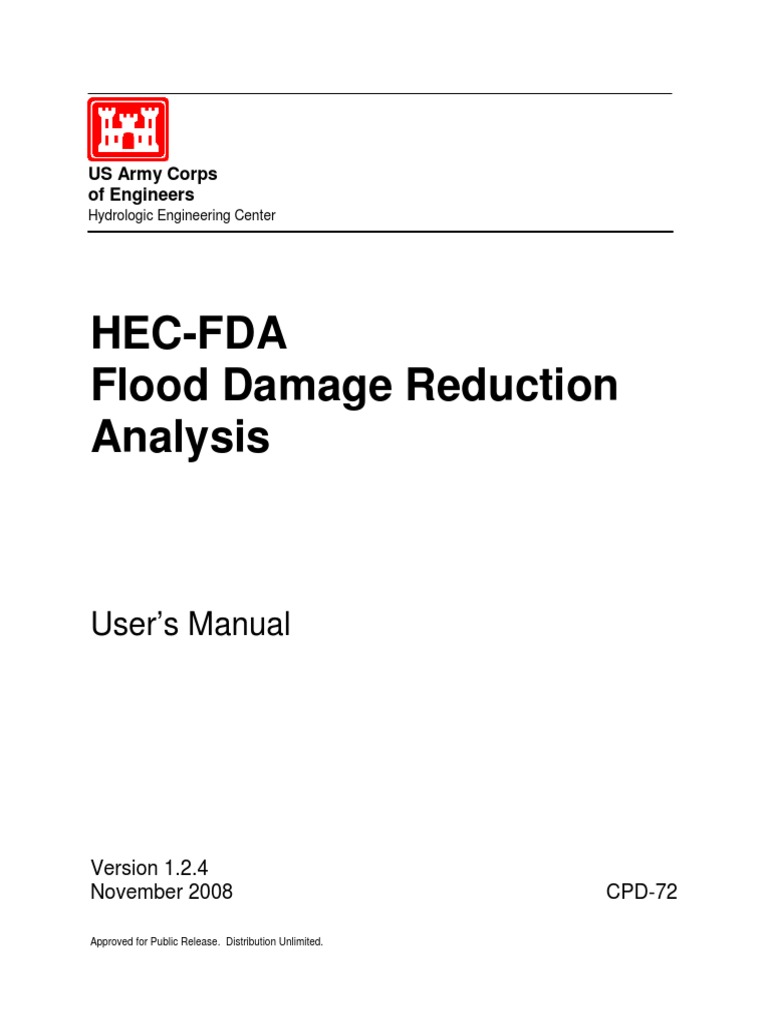 HEC-FDA User's Manual PDF | PDF | Monte Carlo Method | Flood