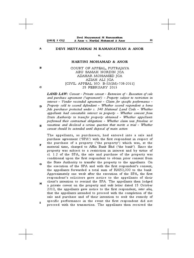 CLJ 2013 3 31 | PDF | Lawsuit | Vexatious Litigation