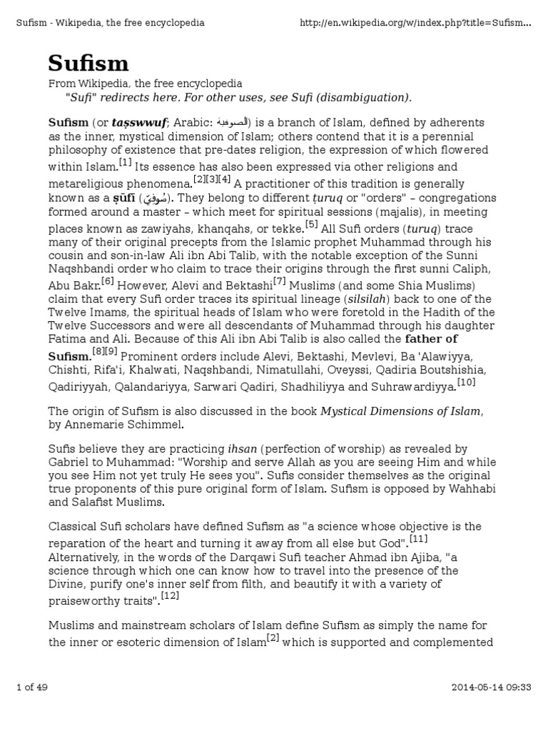 Sufism | PDF | Sufism | Ali