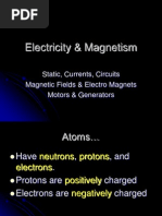 Electricity and Magnetism | PDF | Electric Generator | Electrical ...