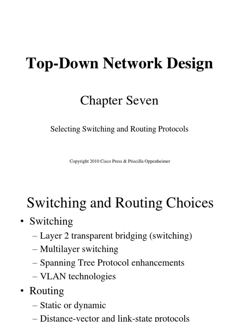 Selecting Switching and Routing Protocols | PDF | Routing | Internet ... Selecting Switching and Routing Protocols | PDF | Routing | Internet ...