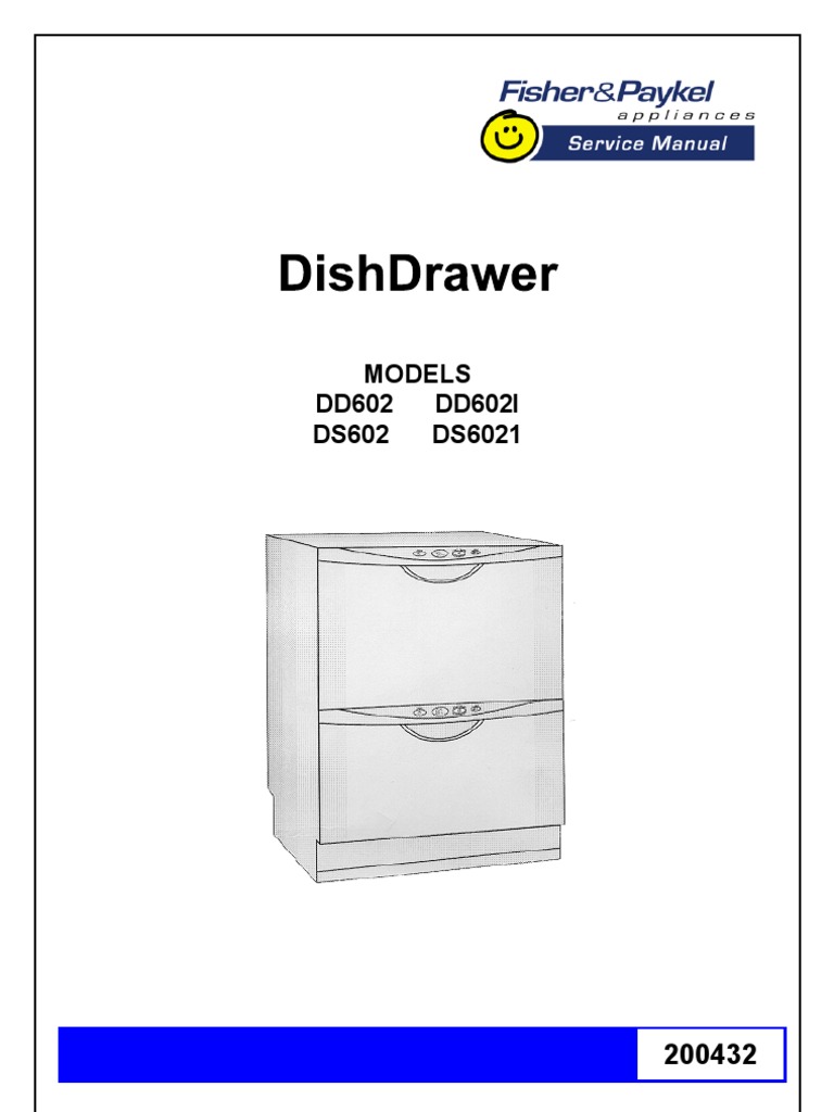 DD Ds 602 Service Manual | PDF | Dishwasher | Electrostatic Discharge