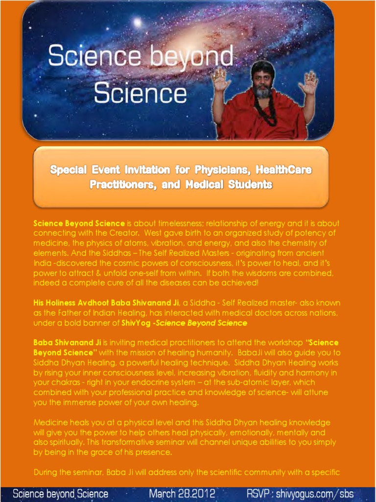 Science Beyond Science | PDF | Physician | Science