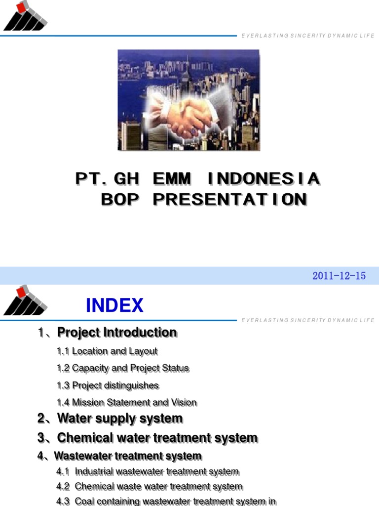 BOP Operation Presentation-Final | PDF | Wastewater | Water Treatment