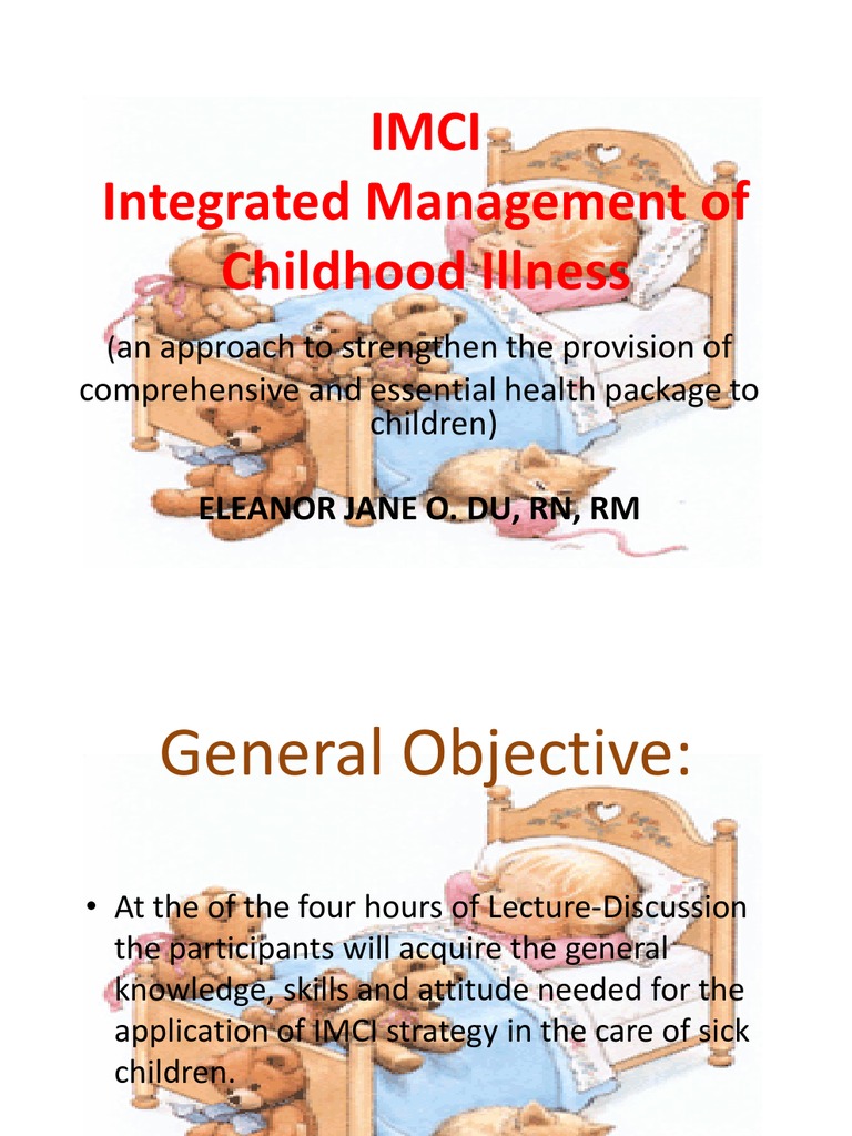 IMCI Integrated Management of Childhood Illness | Caregiver | Health ...