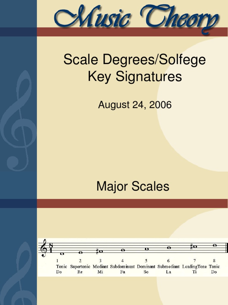 Key Signatures Solfege | PDF