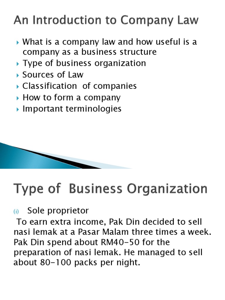 An Introduction To Company Law | PDF | Corporations | Securities (Finance)
