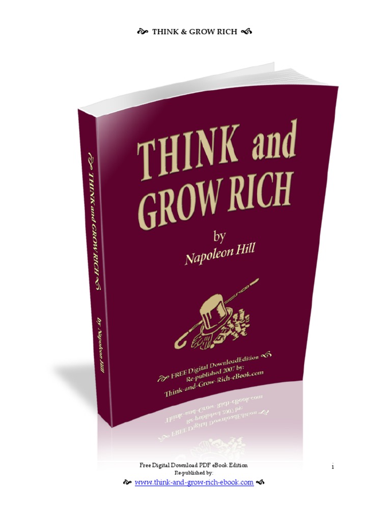 Think and Grow Rich | PDF | Public Domain | E Books